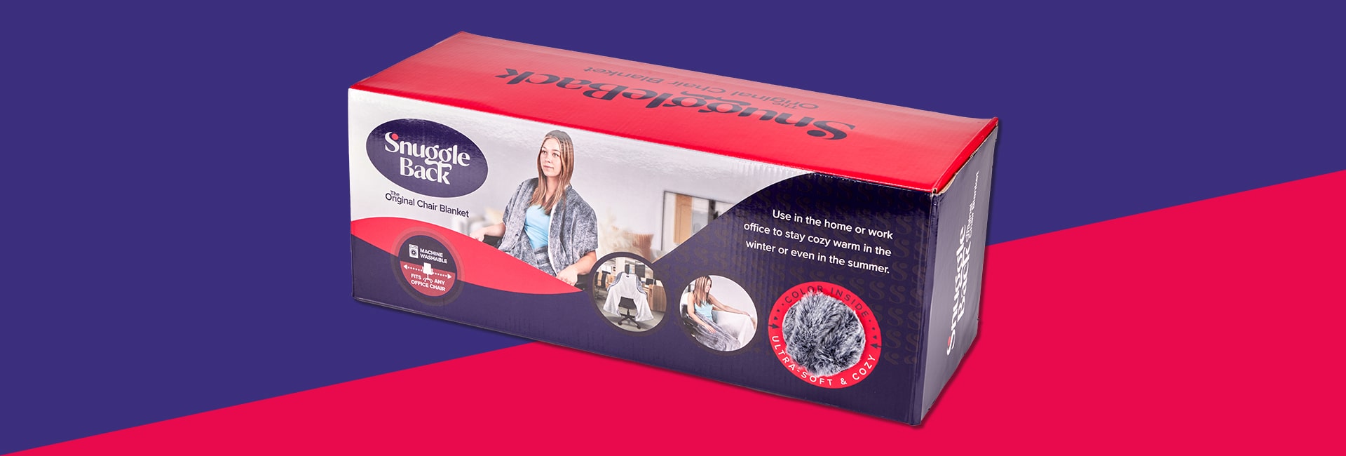 Snuggleback - Introducing the world's first Chair Blanket